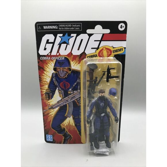 Hasbro | Toys | Cobra Officer Gi Joe Retro Collection 375inch Action ...